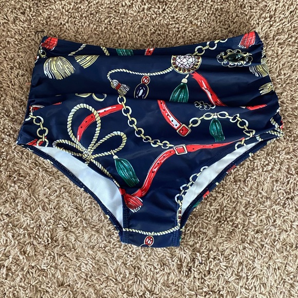 Elona laff | Swim | Elona Laff Chain Belt Bathing Suit Bottom Size M ...